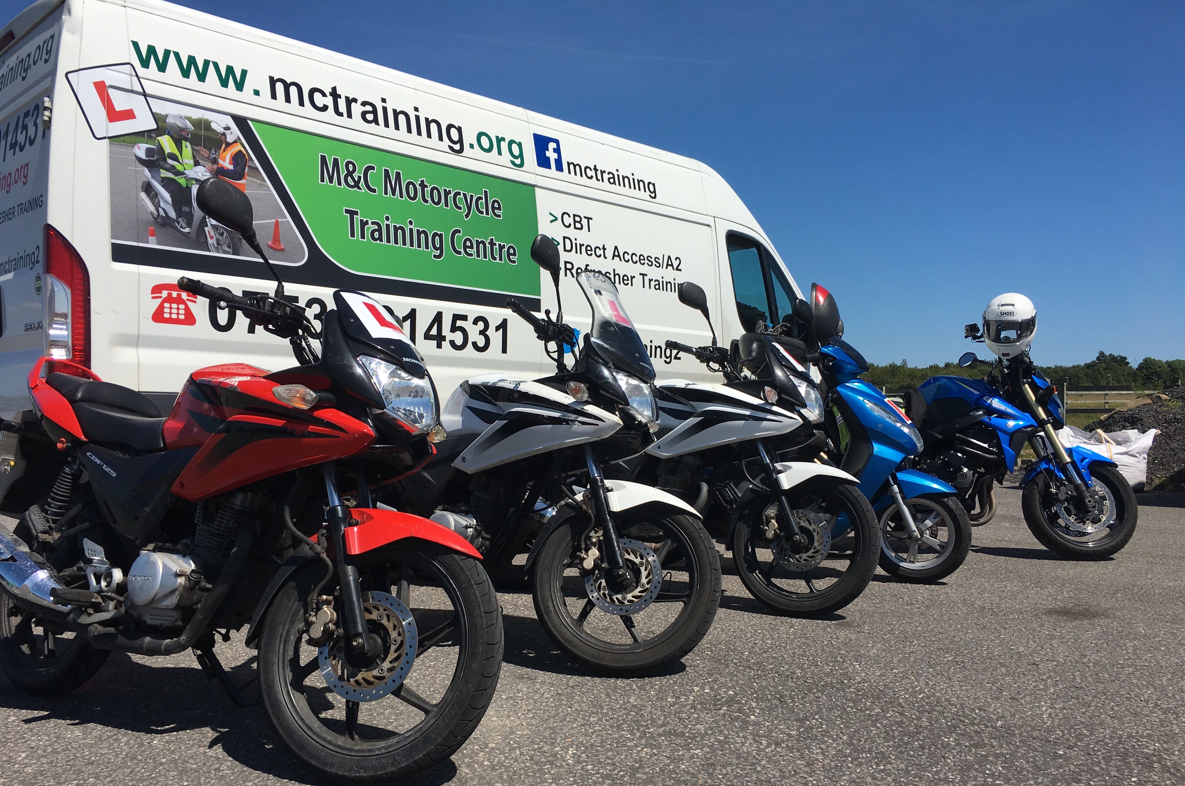 Our Bikes – M&C Motorcycle Training Centre